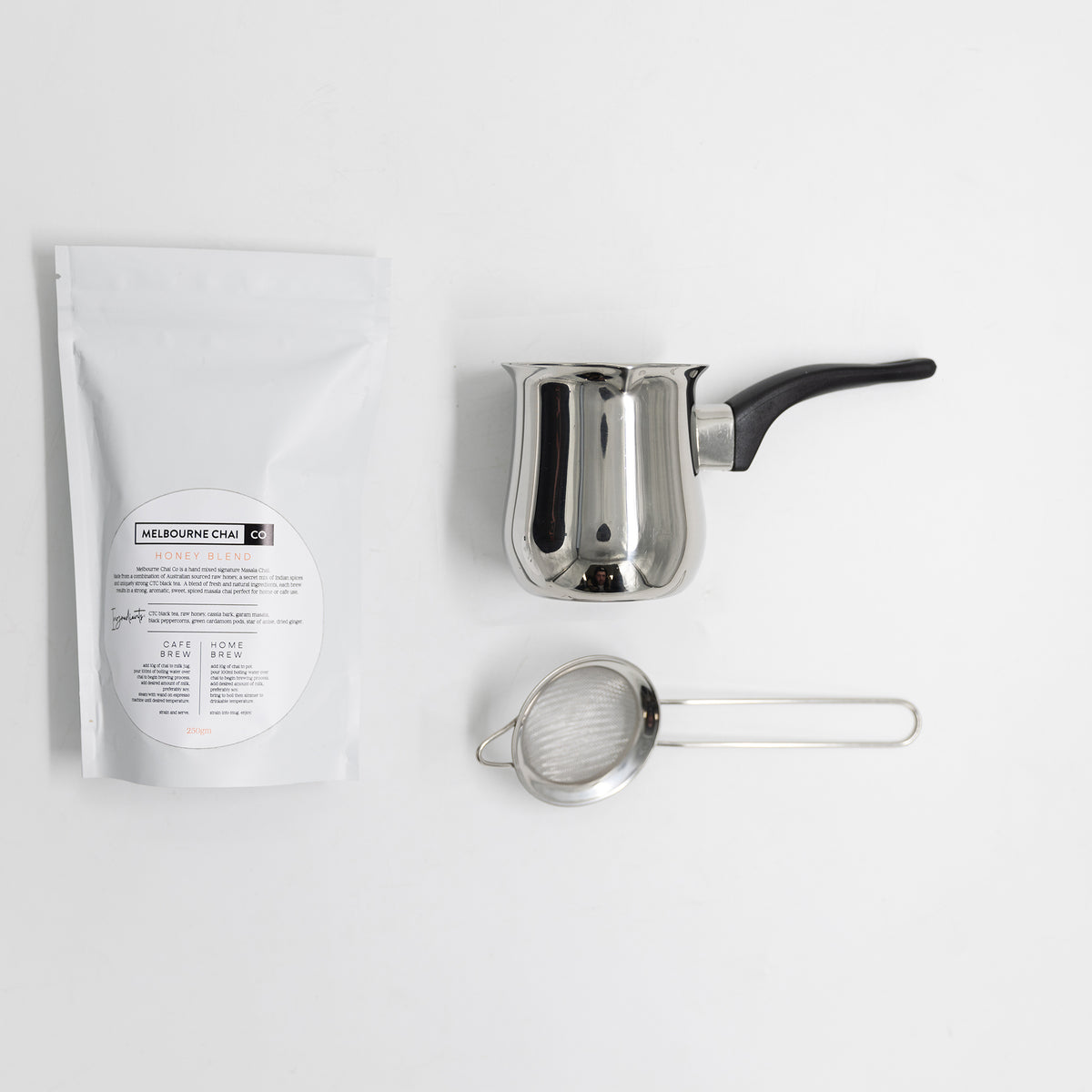 Chai Starter Kit (Steel Pot) – The Melbourne Chai Co